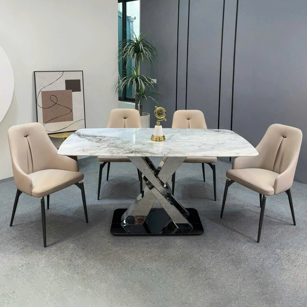 Bộ Bàn Ăn Đẹp, Hiện Đại | Mặt Đá – Gấp Gọn – Giá Tốt 2025